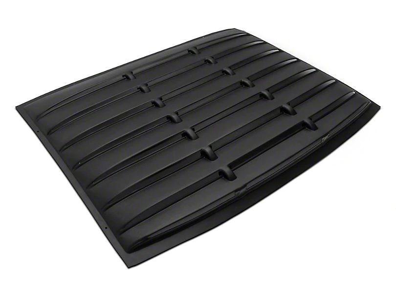 SpeedForm Rear Window Louver - Matt Svart (MUSTANG 05-14 Coupe) - C ...