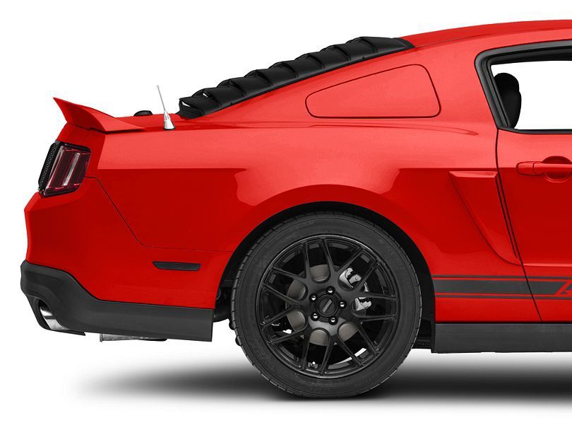 SpeedForm Rear Window Louver - Matt Svart (MUSTANG 05-14 Coupe) - C ...