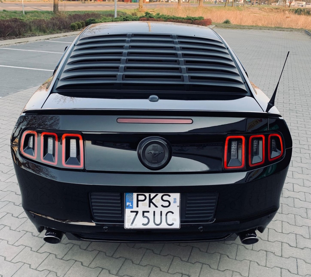 SpeedForm Rear Window Louver - Matt Svart (MUSTANG 05-14 Coupe) - C ...