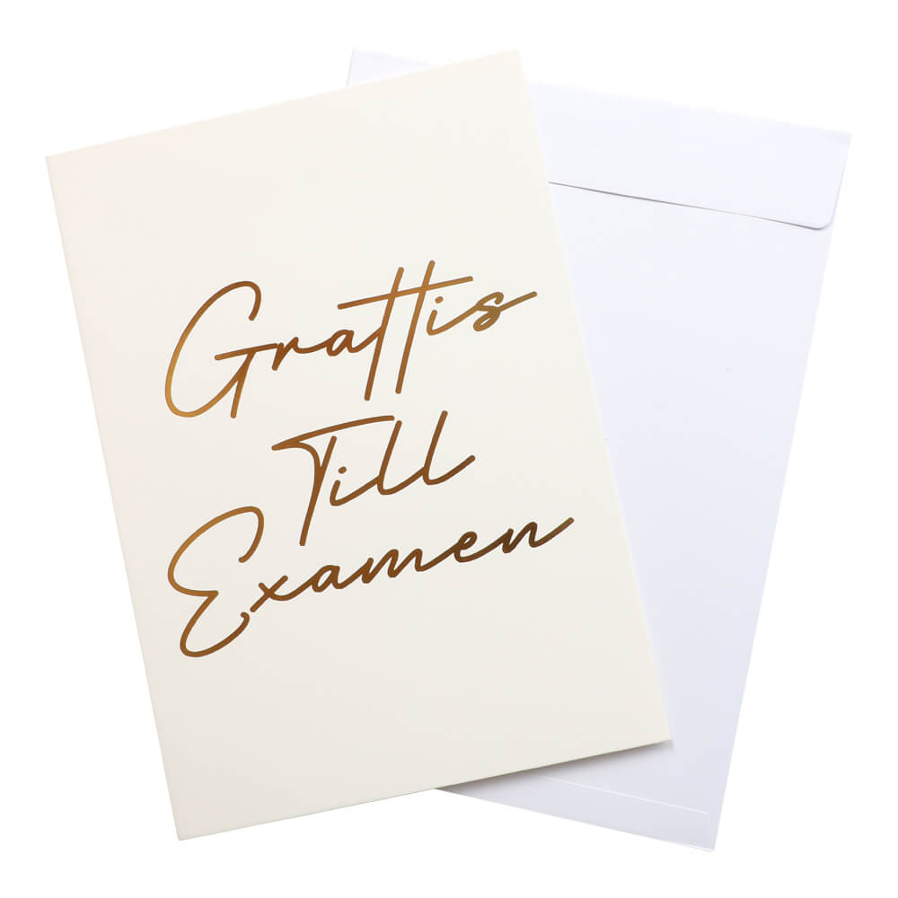 Grattiskort XL - "Grattis till Examen" - PartyDekor
