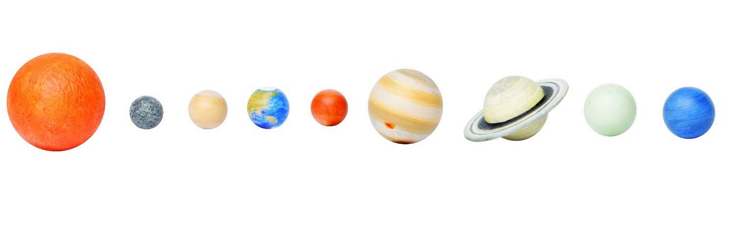 Propé Montessorimaterial - Solsystemet Planeternas figurer