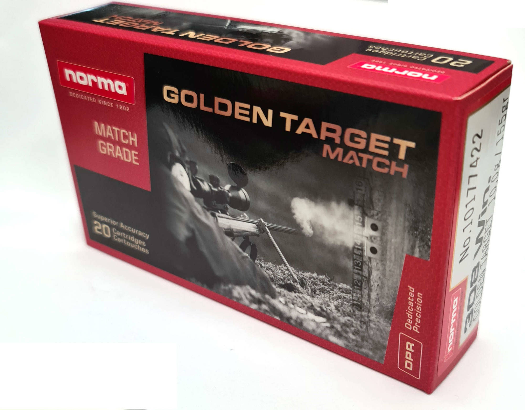 Norma Golden Target .308W 10,0 g/168 gr 20 st/ask - Corax