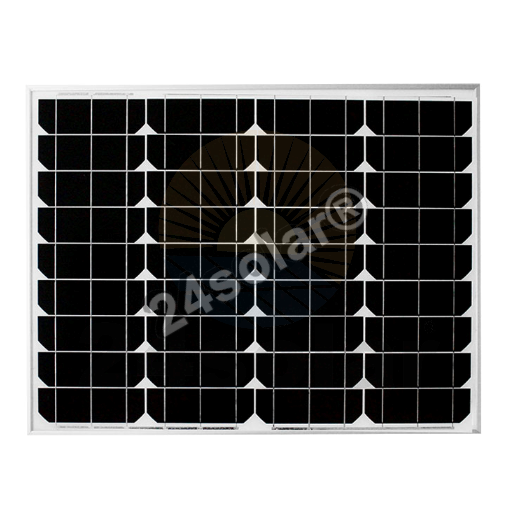 Solar Panel 50W 12V Monokristallin - 24solar - nätbutik för solceller och installation av ...