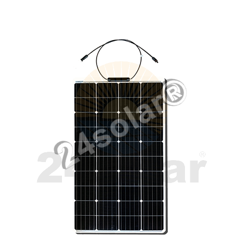 120W Semi-Flexible Solar panel - 24 solar - online shop for solceller ...