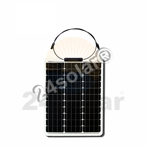 50W ETFE Semi-Flexible Solar panel - Nordic-Energi grossist Solceller ...