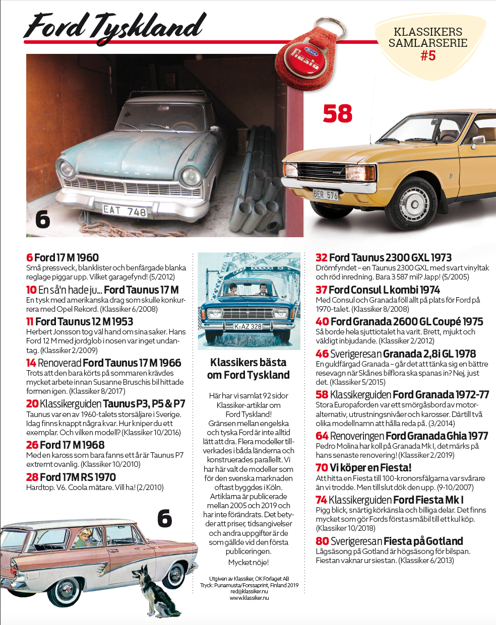 Ford Tyskland - Klassikers samlarserie #5 - OK Förlagets Shop