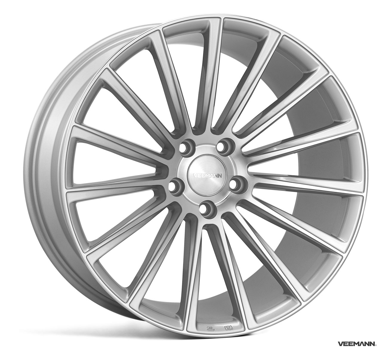 18" Veemann V-FS55 Silver/pol 5/120 - -WHEELFIT-