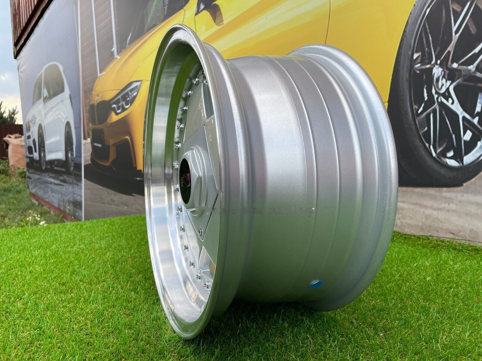 15" F40 style Silver/pol 4x100 4x108 - -WHEELFIT-