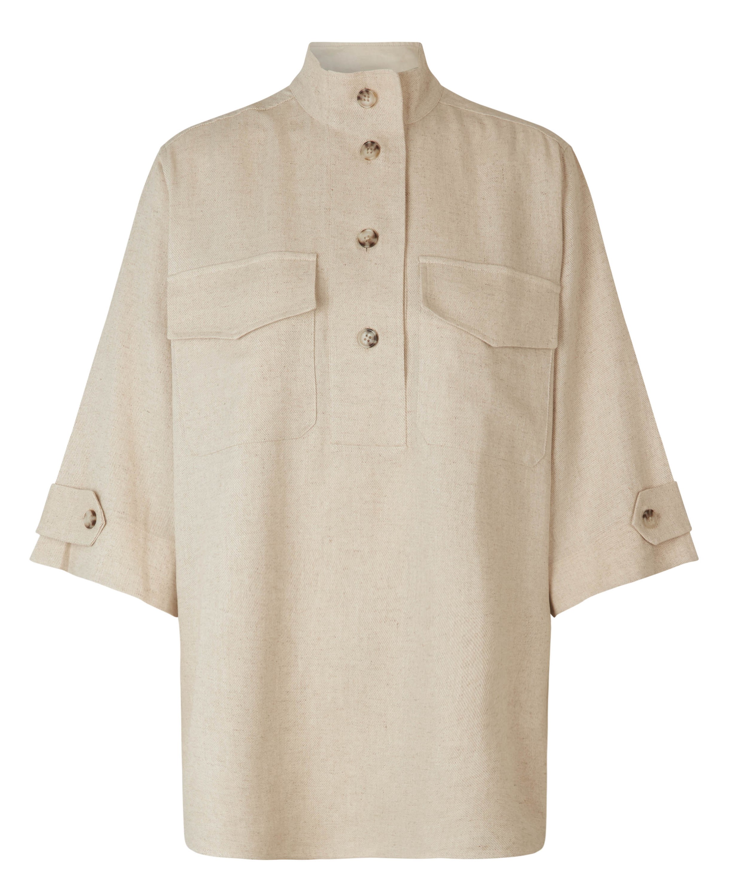 Second Female Estivo Blouse, Dark Chalk - Modelin