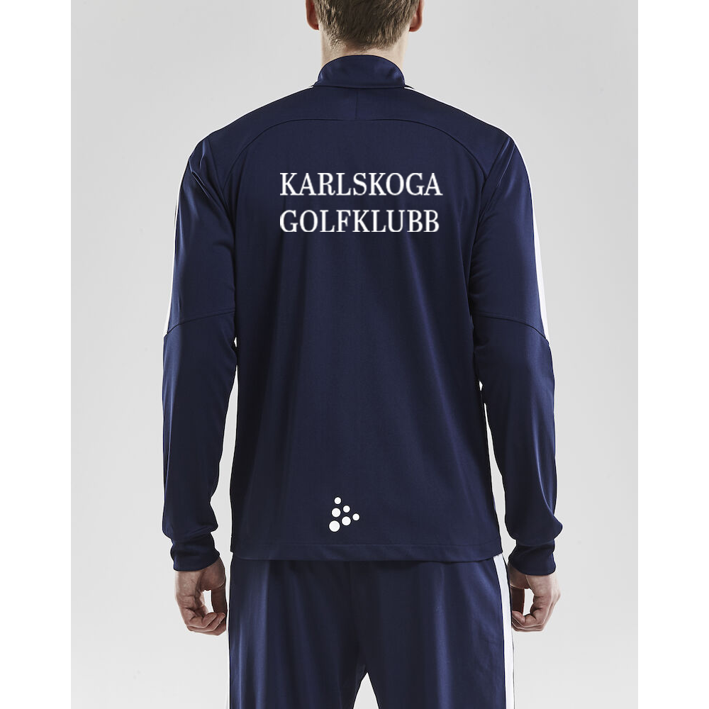 Progress Jacket Herr/Dam/Junior Marin med tryck - SportFabriQen