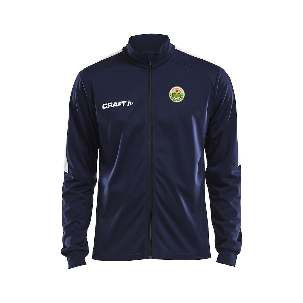 Progress Jacket Herr/Dam/Junior Marin med tryck - SportFabriQen