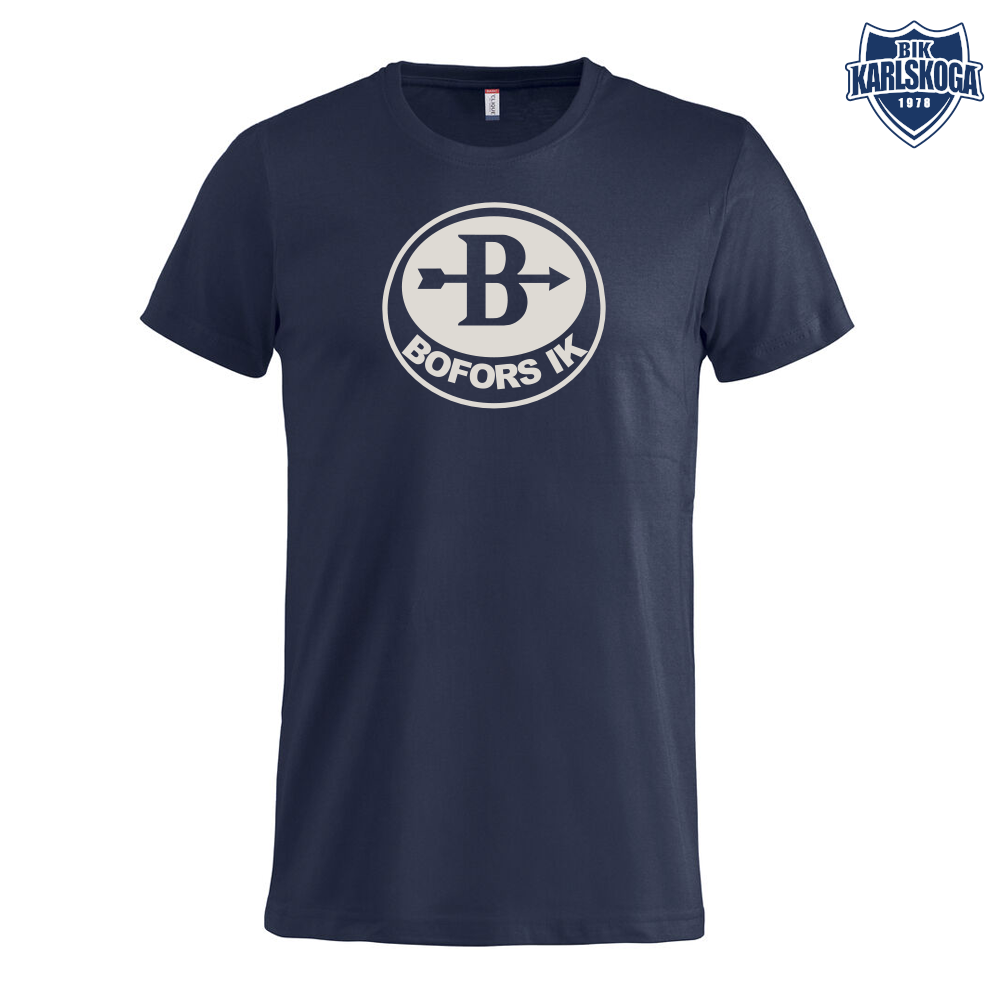 Marin T-shirt med RETRO tryck - BIK Karlskoga