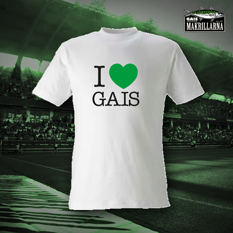 T-shirt, I heart GAIS - makrillshopen.se