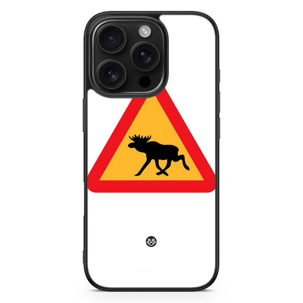 iPhone 16 Pro Case - Moose Sign - BJORNBERRY
