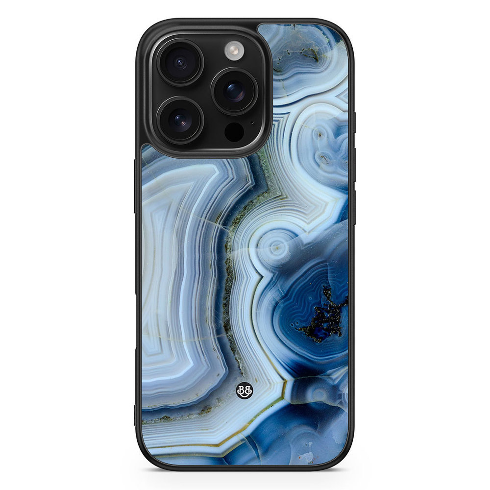 iPhone 16 Pro Case - Blue stone - BJORNBERRY