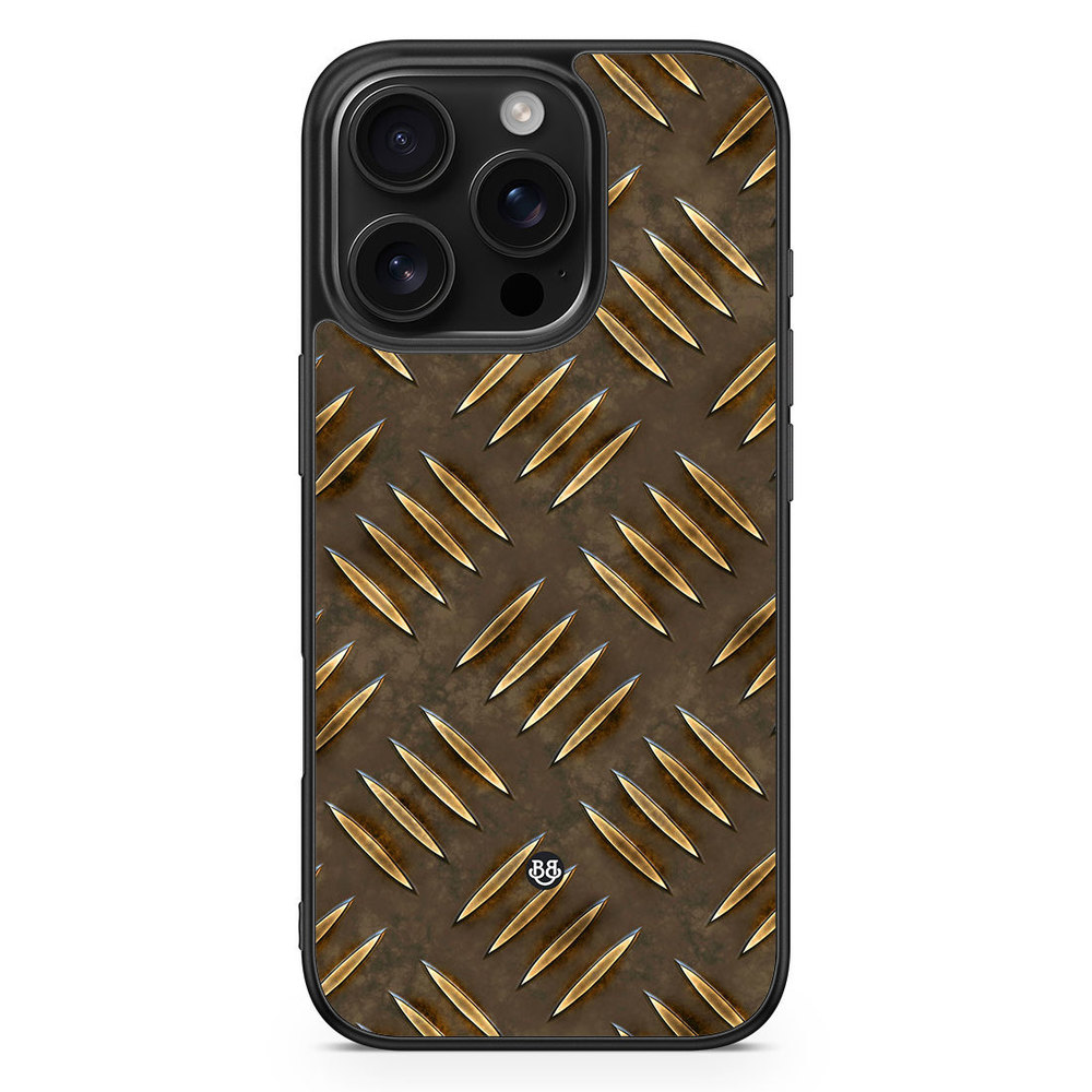 iPhone 16 Pro Case - Steel pattern - BJORNBERRY