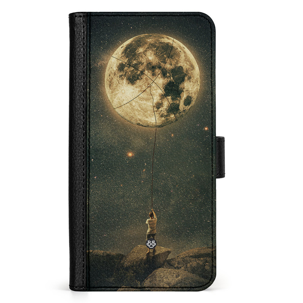 iPhone 15 Pro Wallet Case - Rope Around The Moon - BJORNBERRY