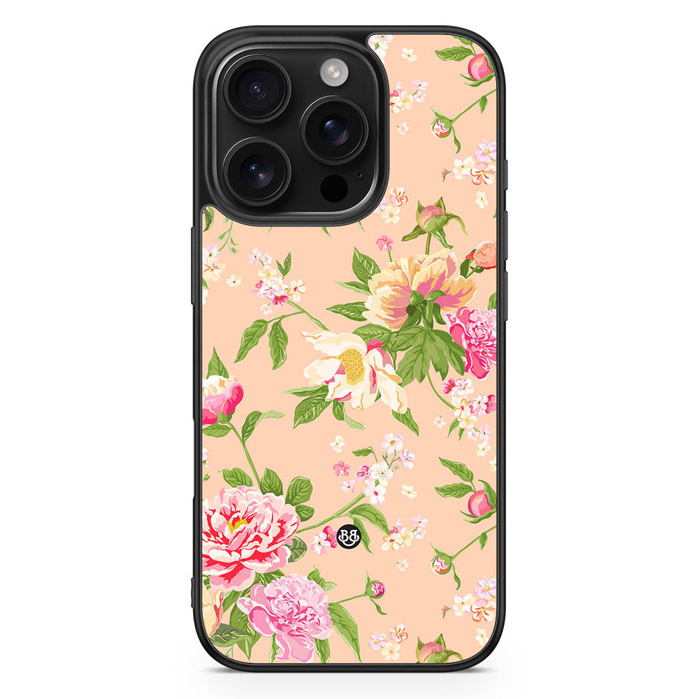 iPhone 16 Pro Case - Peony Flowers - BJORNBERRY