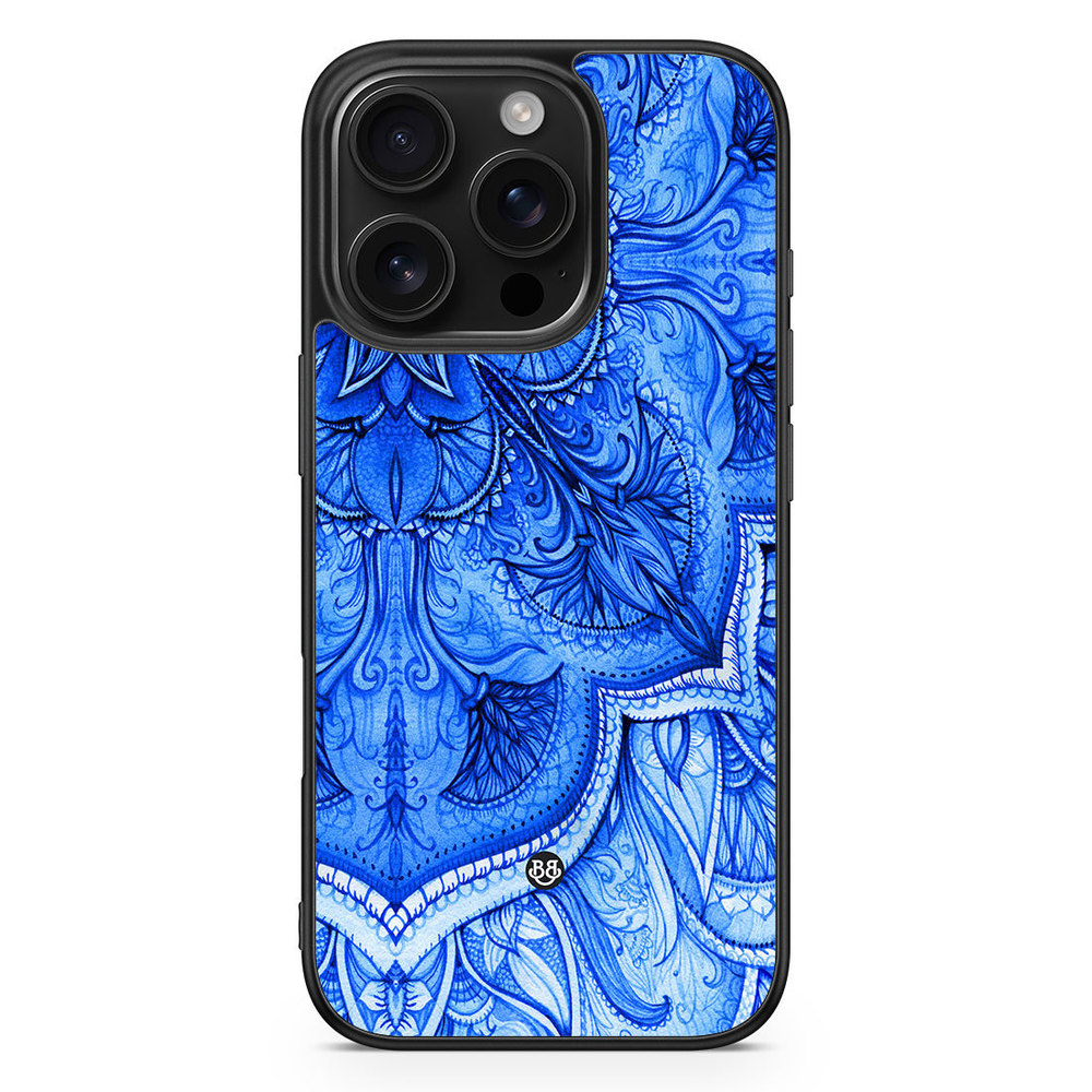 iPhone 16 Pro Case - Blue Vintage - BJORNBERRY