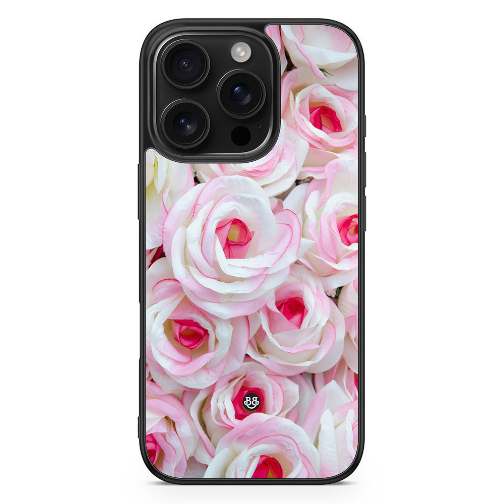 iPhone 16 Pro Case - Pink Roses - BJORNBERRY