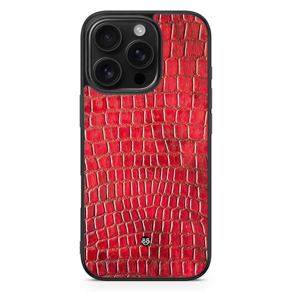 iPhone 16 Pro Case - Red Snake - BJORNBERRY