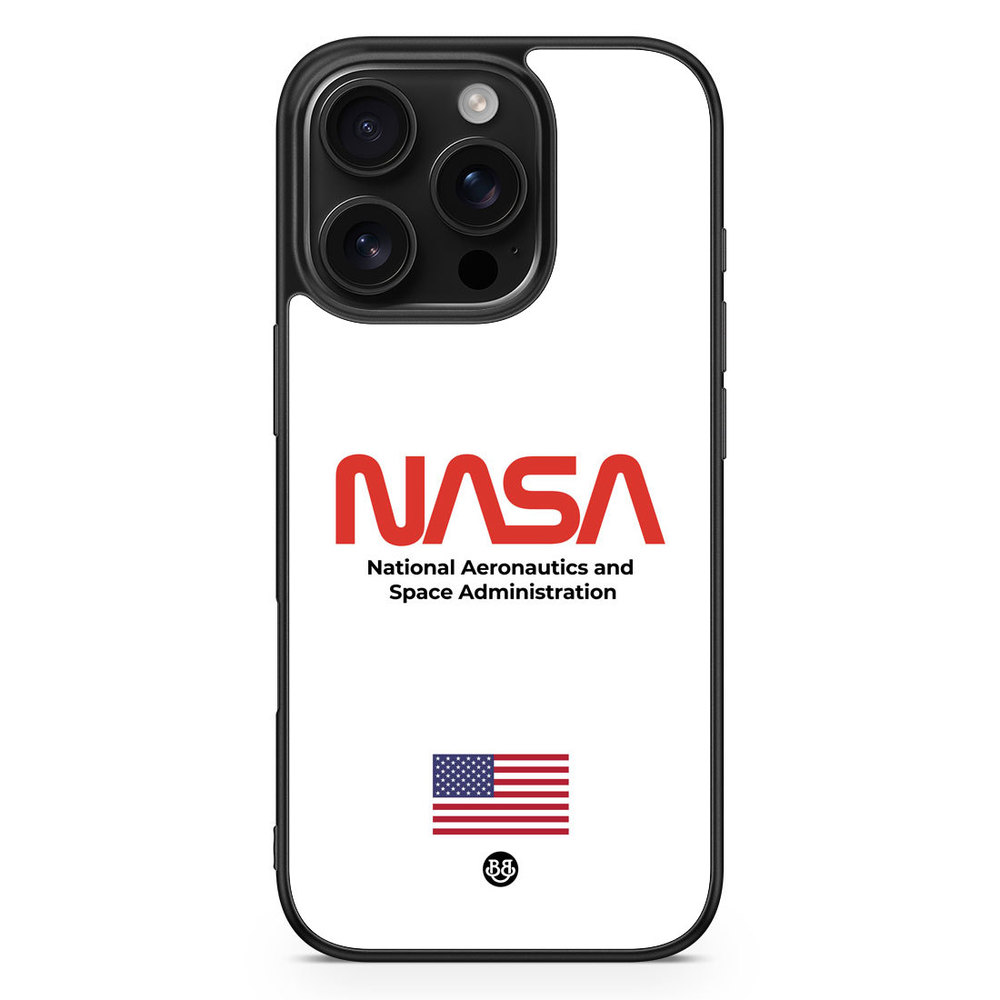 iPhone 16 Pro Case - NASA Worm White - BJORNBERRY