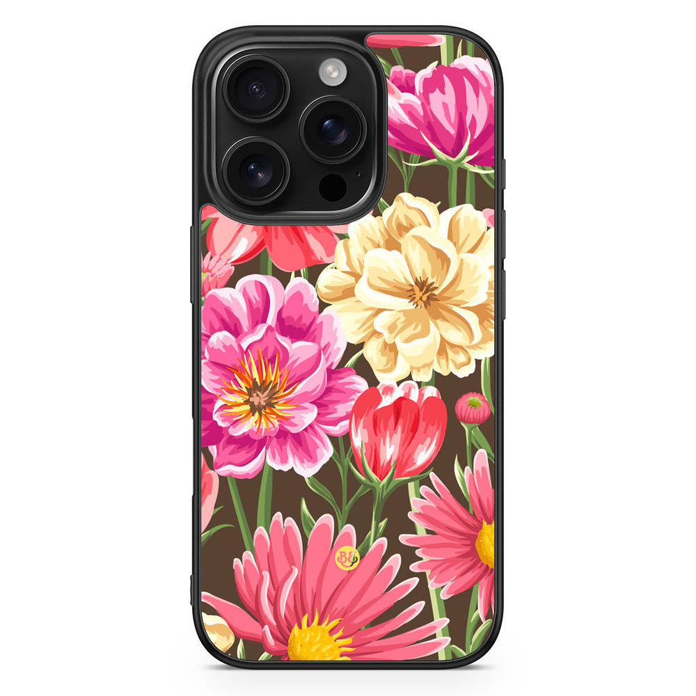 iPhone 16 Pro Case - Seamless Flowers - BJORNBERRY