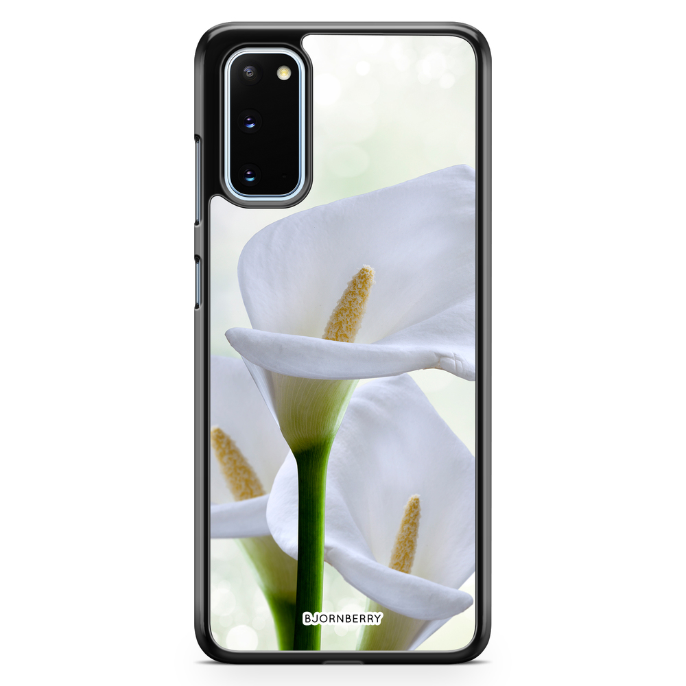 Samsung Galaxy S20 FE Skal - Vit Blomma - BJORNBERRY