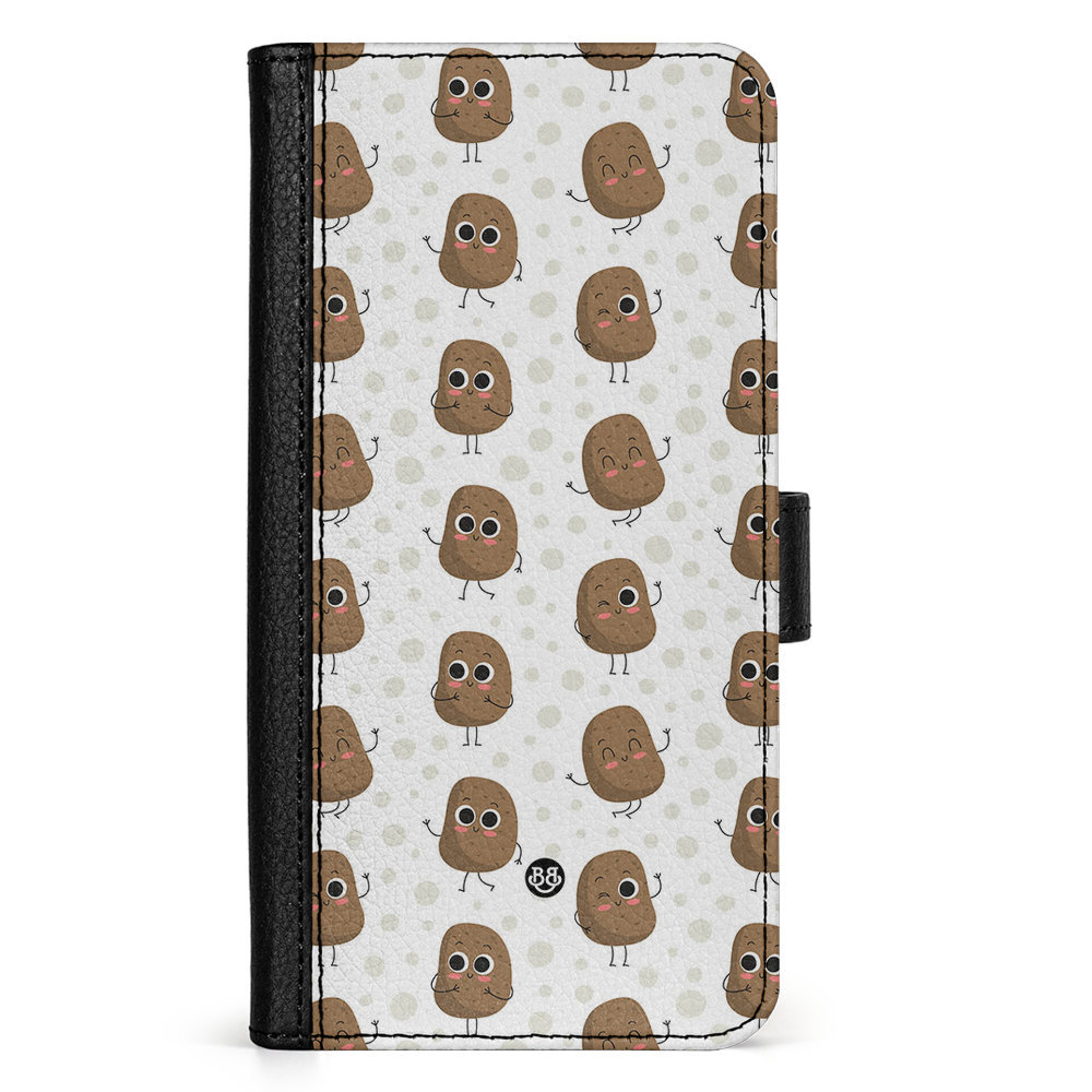 iPhone 16 Pro Max Wallet Case - Cute Potatoes - BJORNBERRY