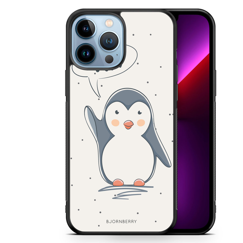 iPhone 13 Pro Max Skal - Söt Pingvin - BJORNBERRY
