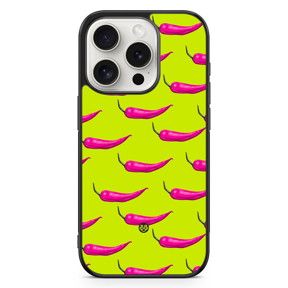 iPhone 15 Pro Case - Chilli Pattern - BJORNBERRY