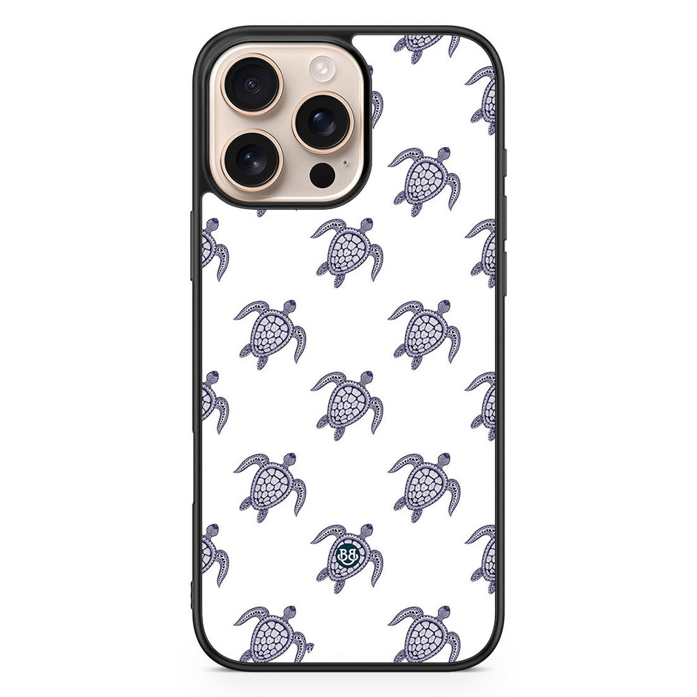 iPhone 16 Pro Max Case - Blue Turtles - BJORNBERRY