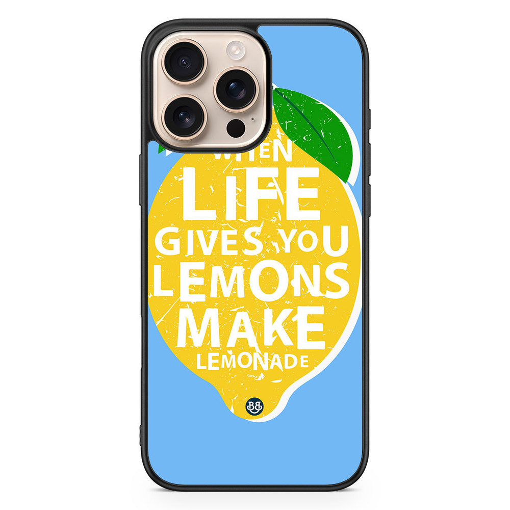 iPhone 16 Pro Max Case - Lemon Quote - BJORNBERRY