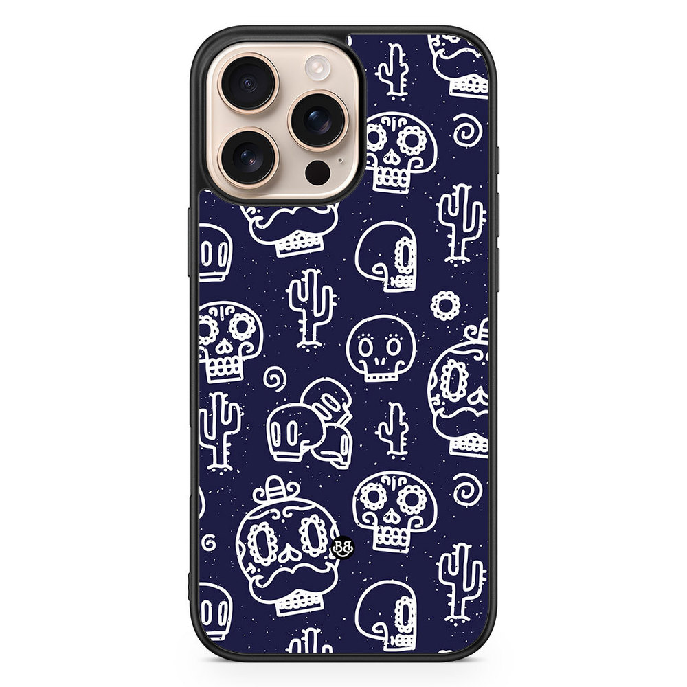iPhone 16 Pro Max Case - Oldschool Skulls - BJORNBERRY