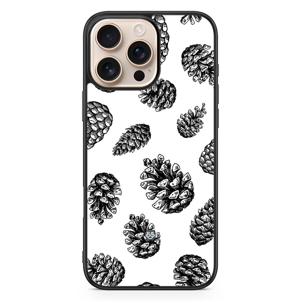 iPhone 16 Pro Max Case - Pine Cone Pattern - BJORNBERRY