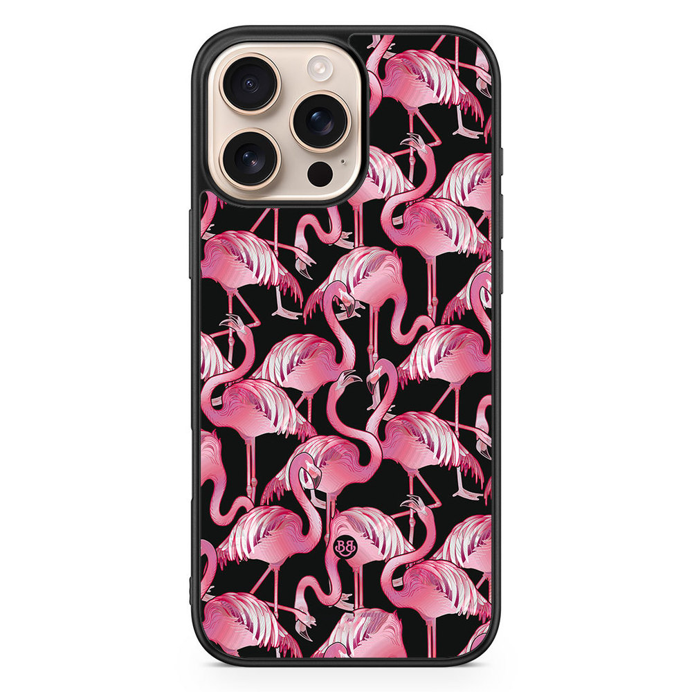 iPhone 16 Pro Max Case - Flamingos - BJORNBERRY