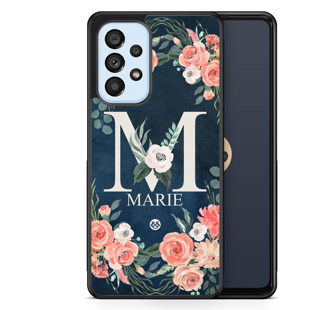 Samsung Galaxy A53 5G Custom Skal - Monogram Namn - BJORNBERRY
