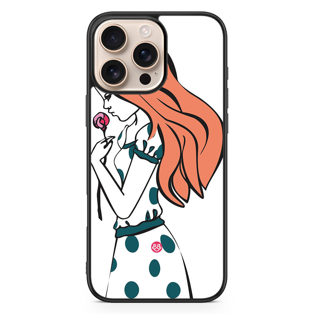 iPhone 16 Pro Max Case - Girl Rose - BJORNBERRY