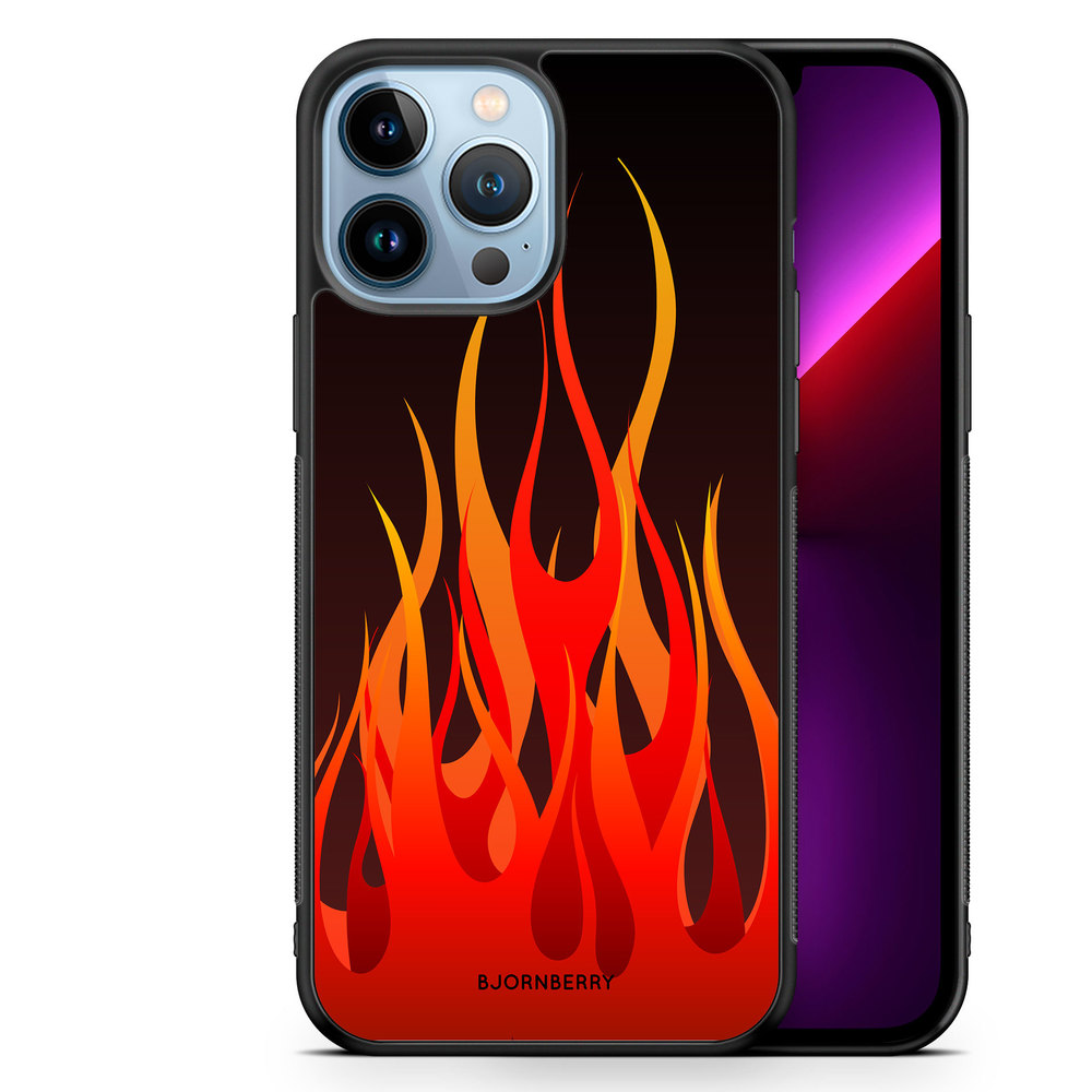 iPhone 13 Pro Max Skal - Flames - BJORNBERRY