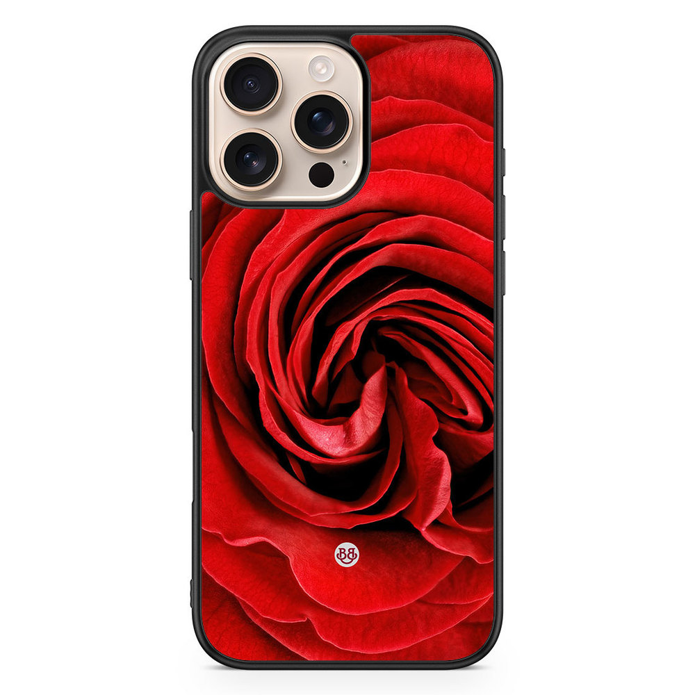 iPhone 16 Pro Max Case - Red Rose - BJORNBERRY