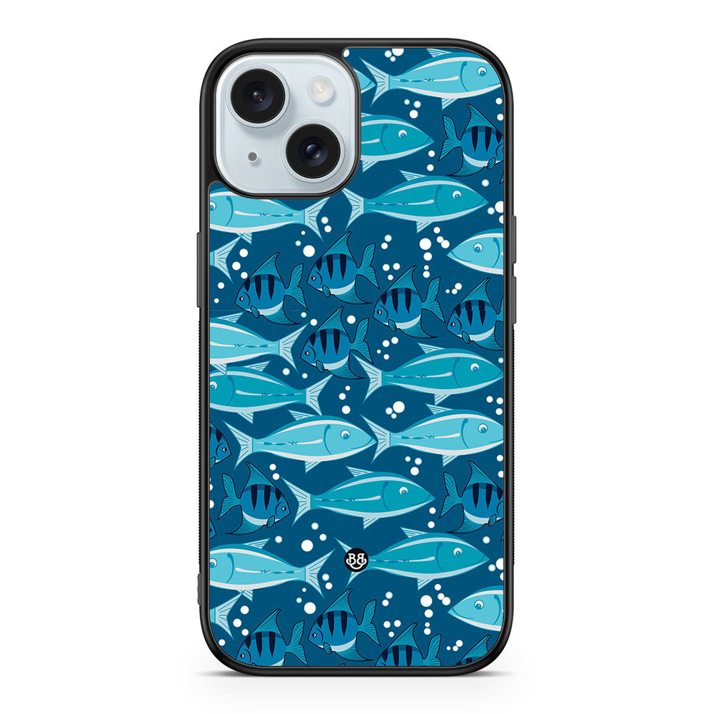 iPhone 15 Case - Fish Pattern - BJORNBERRY