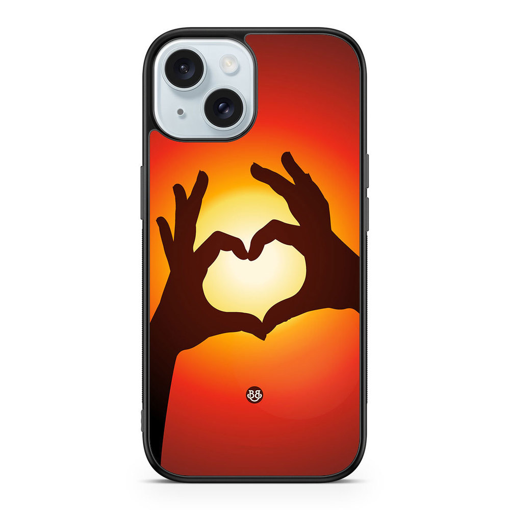 iPhone 15 Case - Hands Heart - BJORNBERRY