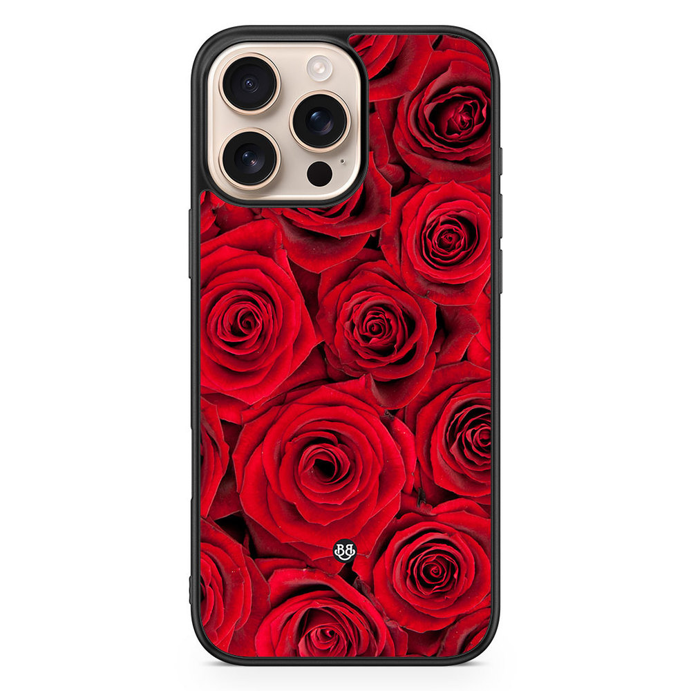 iPhone 16 Pro Max Case - Red Roses - BJORNBERRY