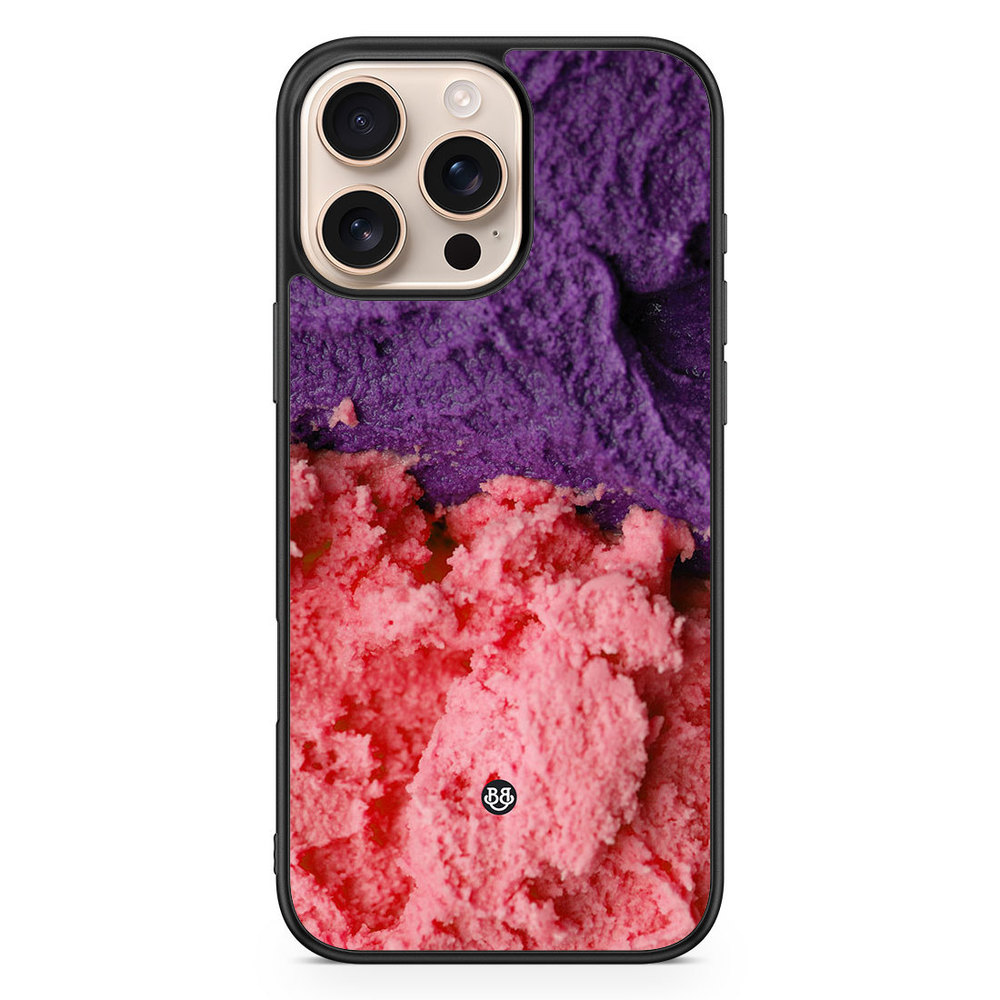 iPhone 16 Pro Max Case - Ice-crea pink/purple - BJORNBERRY