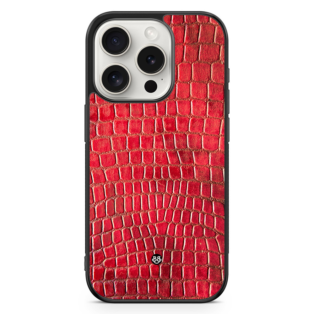 iPhone 15 Pro Case - Red Snake - BJORNBERRY