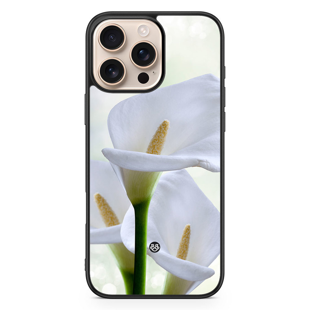 iPhone 16 Pro Max Case - White Flower - BJORNBERRY