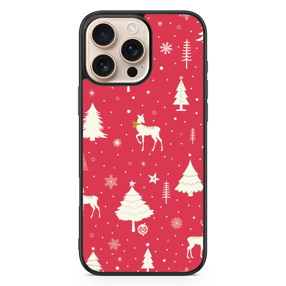 iPhone 16 Pro Max Case - Red Christmas - BJORNBERRY