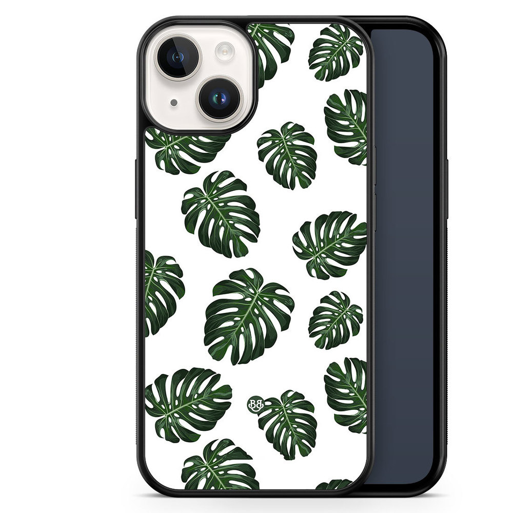iPhone 14 Case - Monstera Pattern - BJORNBERRY