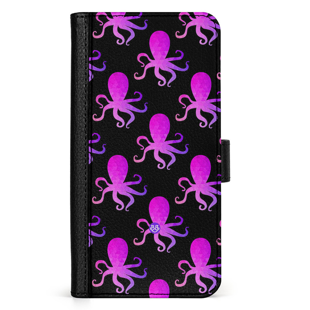iPhone 16 Wallet Case - Octopus Pattern - BJORNBERRY