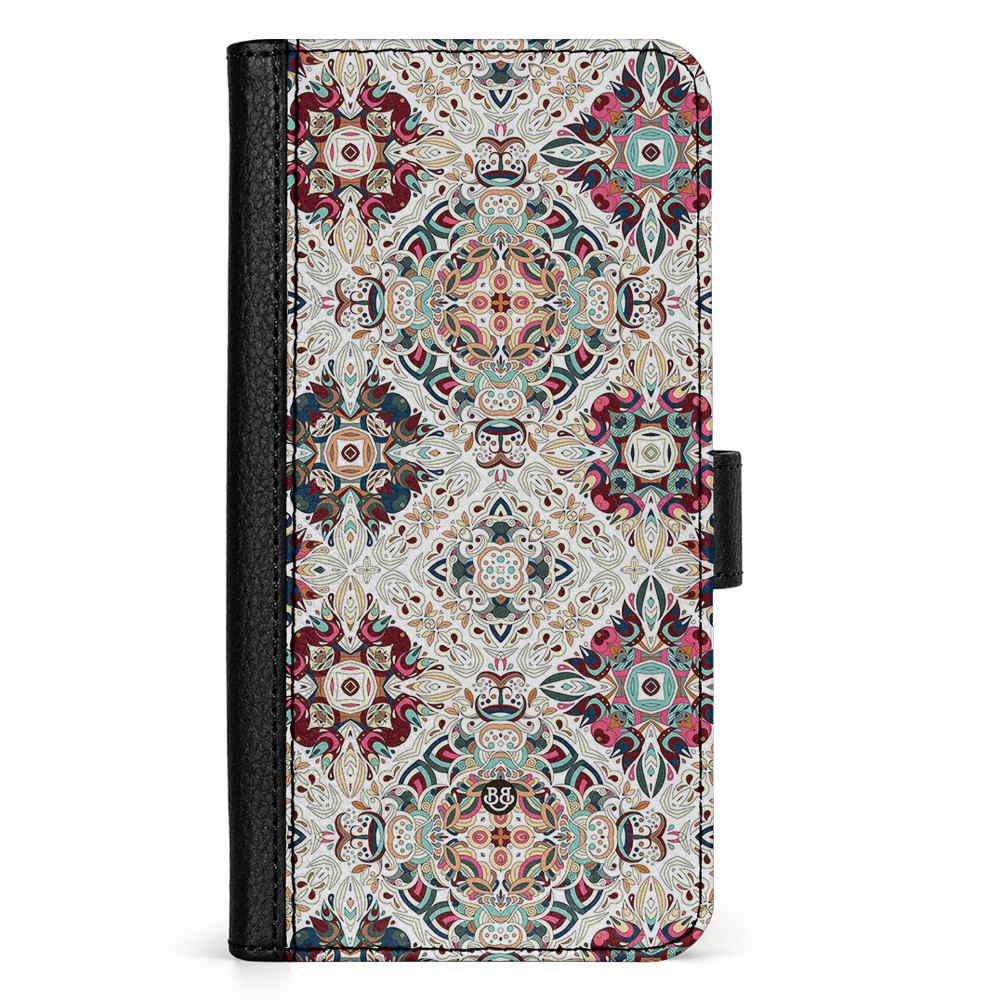 iPhone 16 Wallet Case - Luxury tile - BJORNBERRY